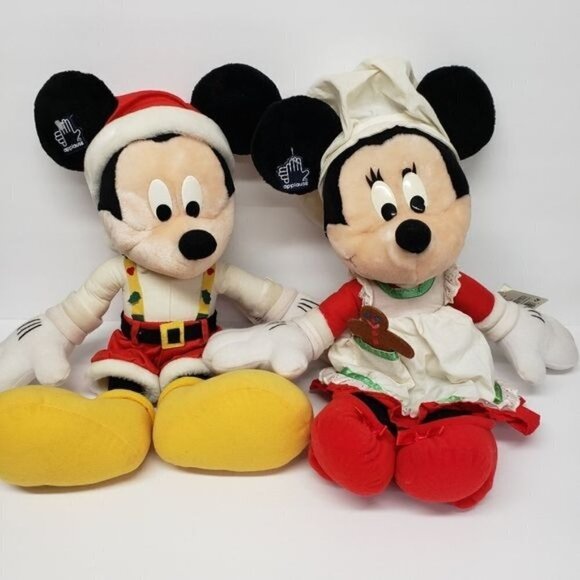 Disney | Holiday | Applause Disney 8 Mickey And Minnie Mouse Christmas ...